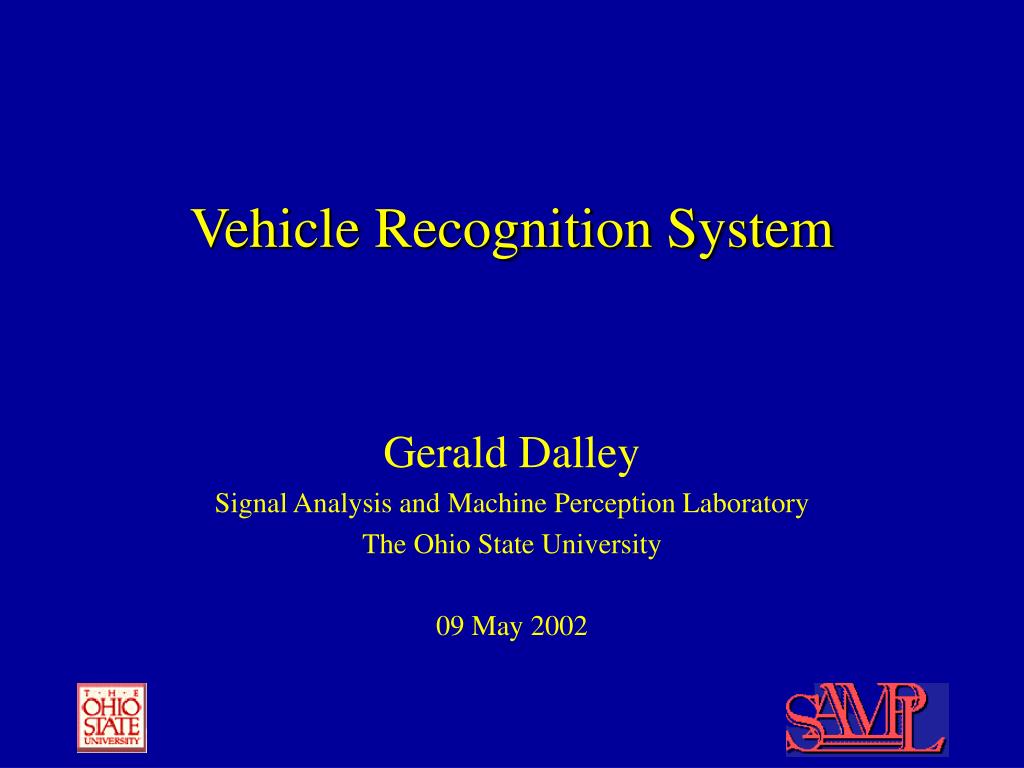 PPT - Vehicle Recognition System PowerPoint Presentation, free download ...