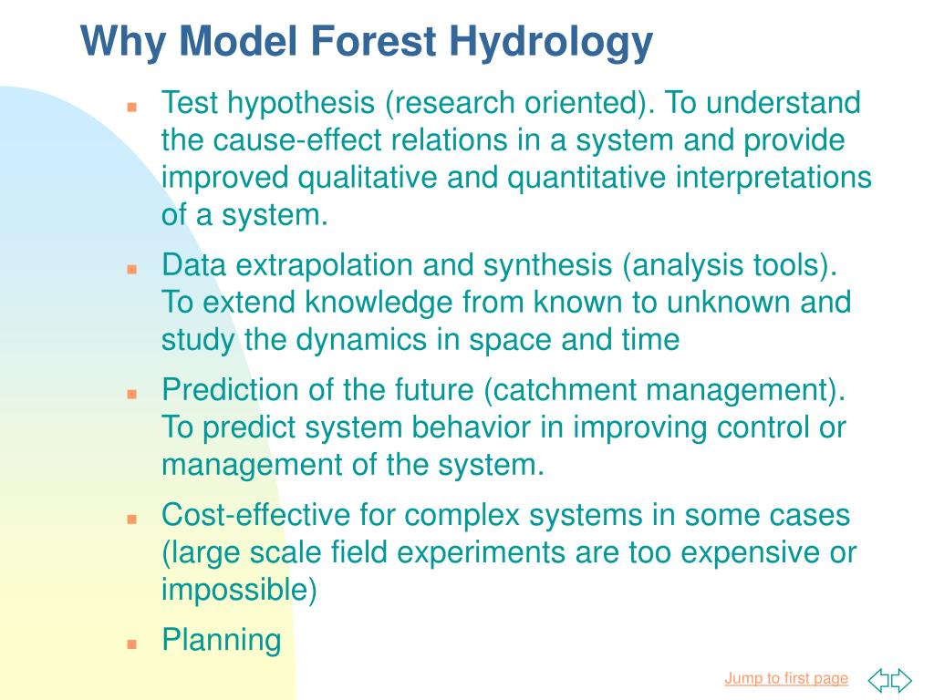 PPT - Why Model Forest Hydrology PowerPoint Presentation, free download ...
