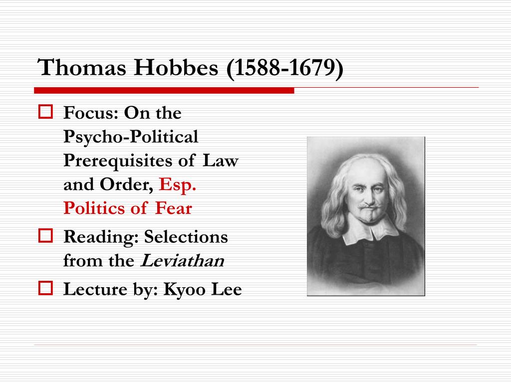 PPT - Thomas Hobbes (1588-1679) PowerPoint Presentation, free download ...