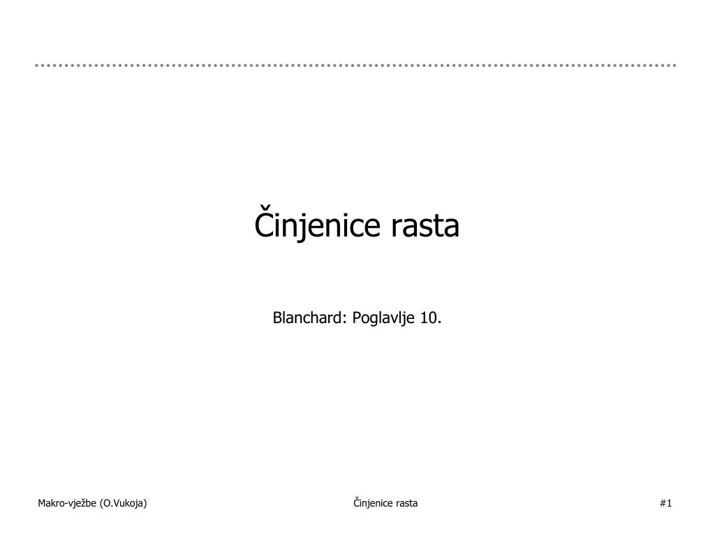 PPT - Činjenice rasta PowerPoint Presentation, free download - ID:3902616