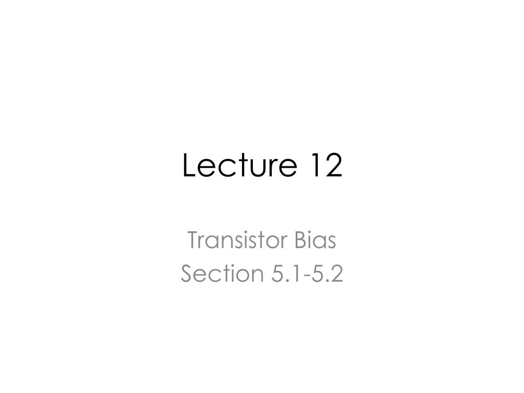 PPT - Lecture 12 PowerPoint Presentation, free download - ID:3903419