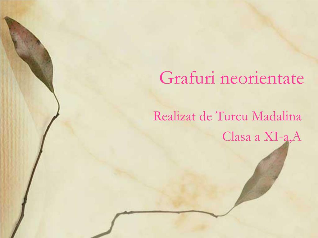 PPT - Grafuri neorientate PowerPoint Presentation, free download - ID ...