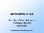 PPT - Introduction to SQL PowerPoint Presentation, free download - ID ...