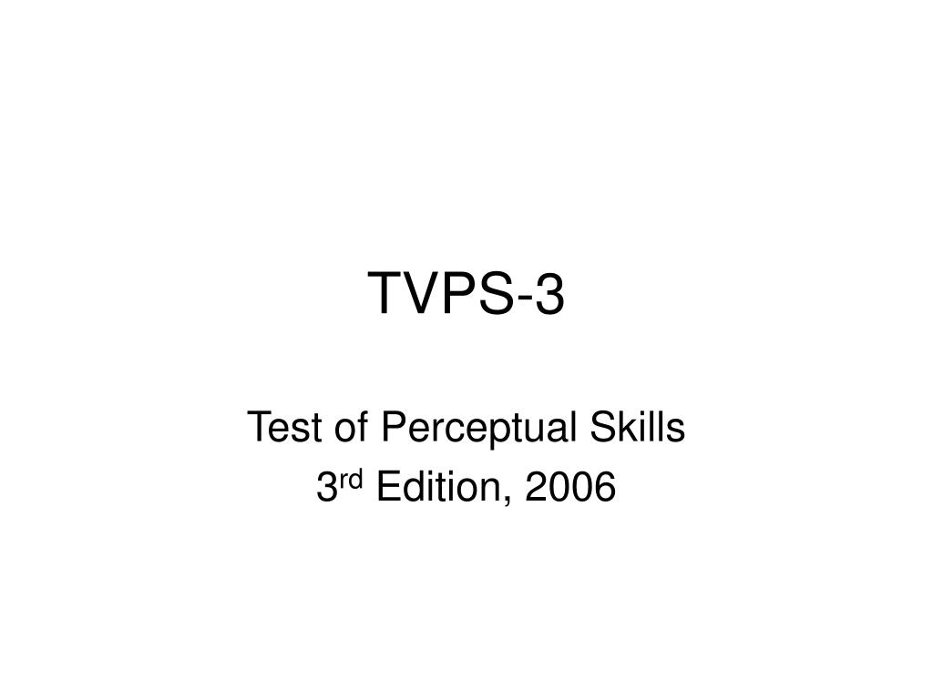 PPT - TVPS-3 PowerPoint Presentation, free download - ID:3904944