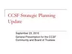 PPT - Strategic Planning Update PowerPoint Presentation, free download ...