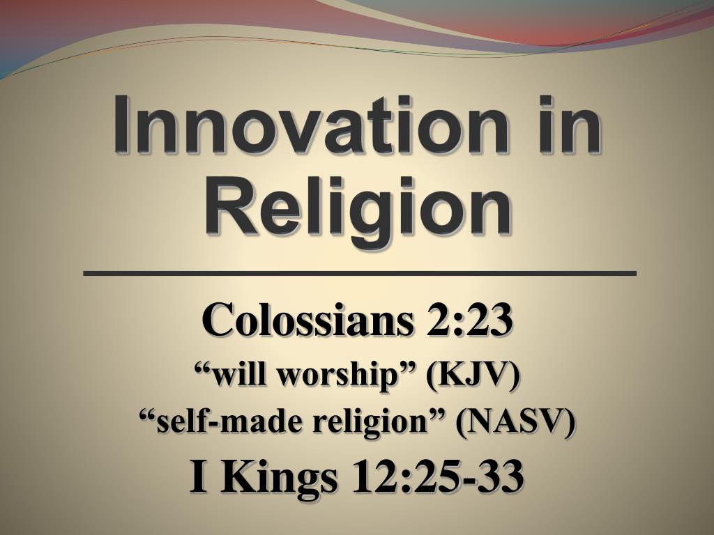 PPT - Innovation in Religion PowerPoint Presentation, free download ...
