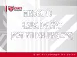 PPT - MINGGU 10 PowerPoint Presentation, free download - ID:6740173