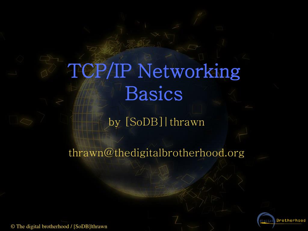 PPT - TCP/IP Networking Basics PowerPoint Presentation, free download - ID:3914290