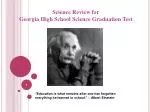 PPT - Georgia High School Graduation Test MATH REVIEW PowerPoint ...