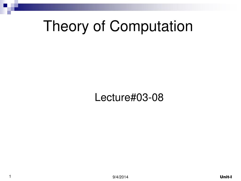 PPT - Theory of Computation PowerPoint Presentation, free download - ID ...