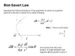 PPT - Biot-Savart Law PowerPoint Presentation, free download - ID:598498