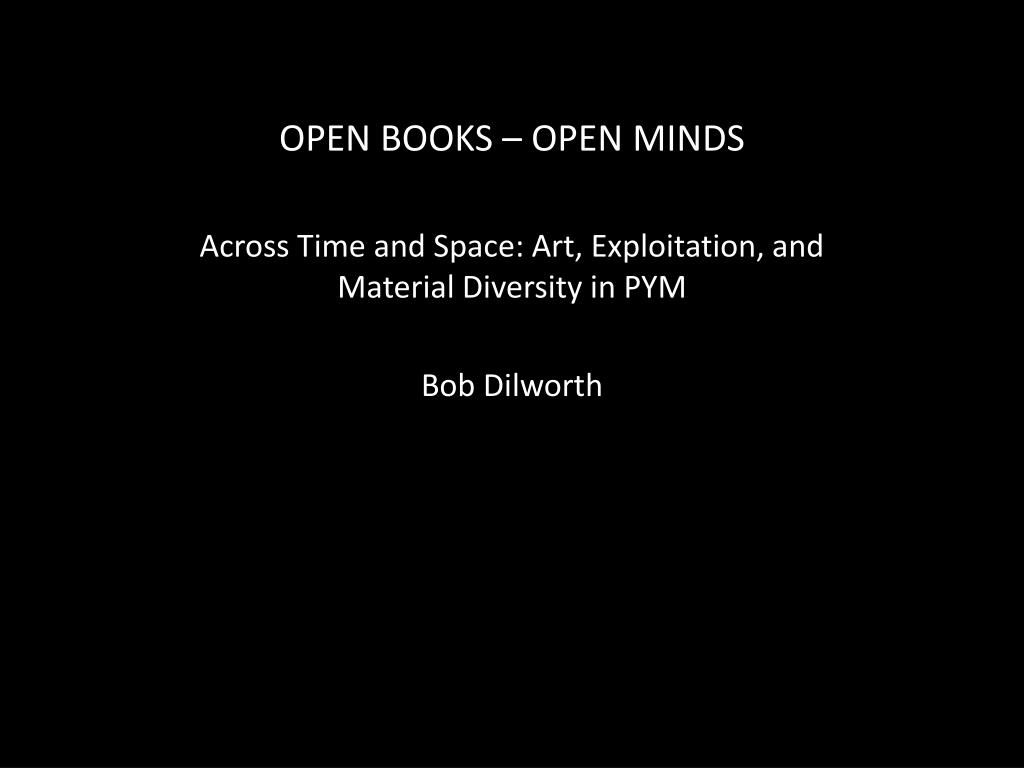 PPT - OPEN BOOKS – OPEN MINDS PowerPoint Presentation, free download ...