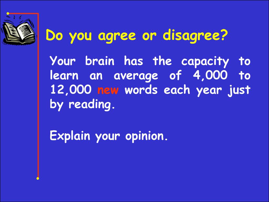 PPT - Do you agree or disagree? PowerPoint Presentation, free download ...