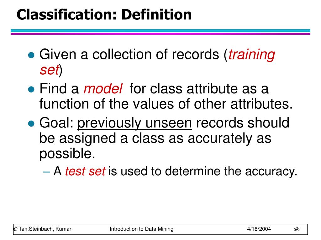 PPT - Classification: Definition PowerPoint Presentation, free download ...