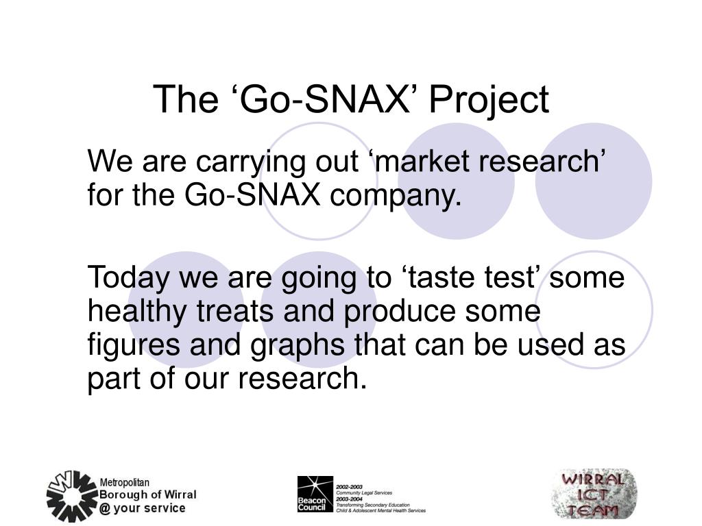 PPT - Go-SNAX Market Research Project: Healthy Treats Taste Test ...