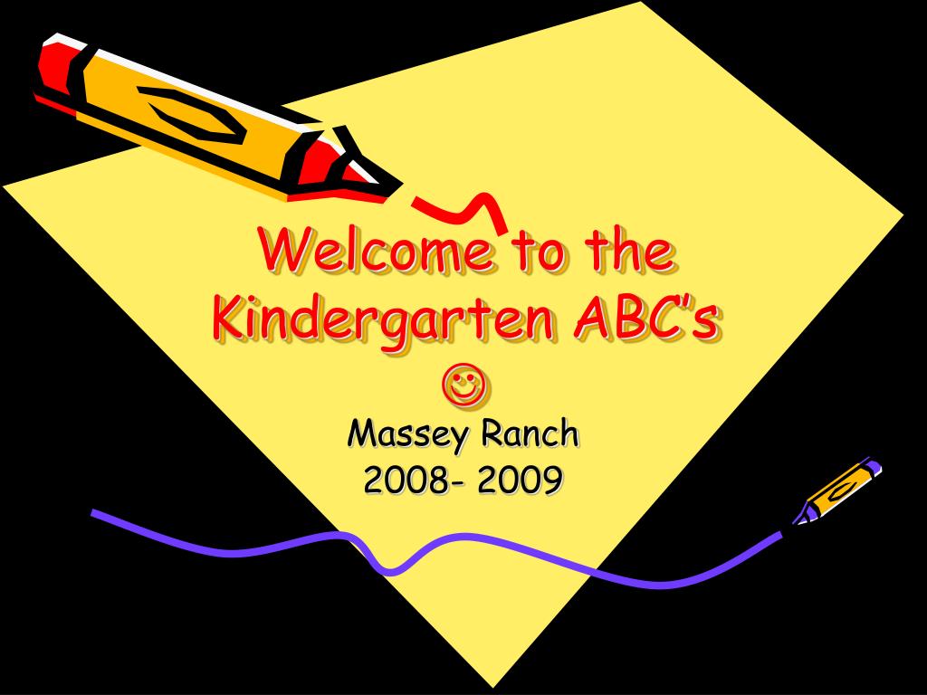 PPT - Welcome to the Kindergarten ABC’s PowerPoint Presentation, free ...
