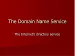 PPT - Use web hosting service to answer all your domain name problems ...