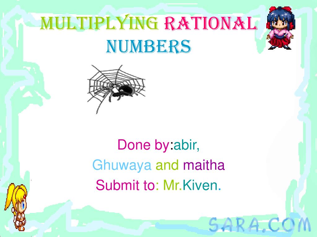 PPT - Multiplying Rational Numbers PowerPoint Presentation, free ...