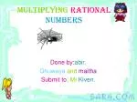PPT - Rational Numbers PowerPoint Presentation, free download - ID:6843576