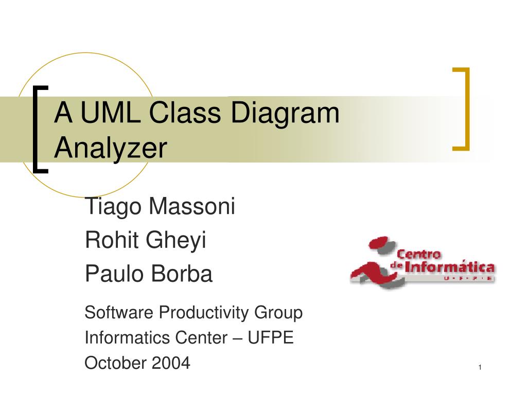 PPT - A UML Class Diagram Analyzer PowerPoint Presentation, free ...