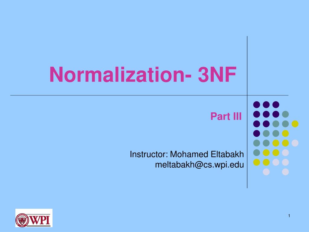 PPT - Normalization- 3NF PowerPoint Presentation, free download - ID ...