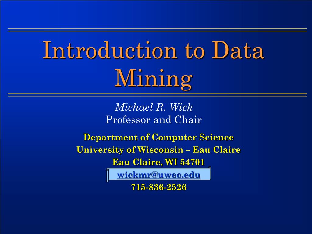PPT - Introduction to Data Mining PowerPoint Presentation, free ...