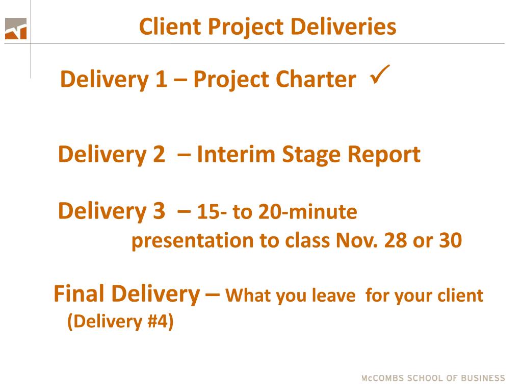 PPT - Client Project Deliveries PowerPoint Presentation, free download ...