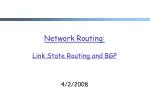 PPT - Link State Routing Algorithm PowerPoint Presentation, free ...