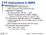 PPT - MIPS instructions PowerPoint Presentation, free download - ID:6660609