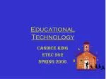 PPT - Introduction to Educational Technology PowerPoint Presentation ...