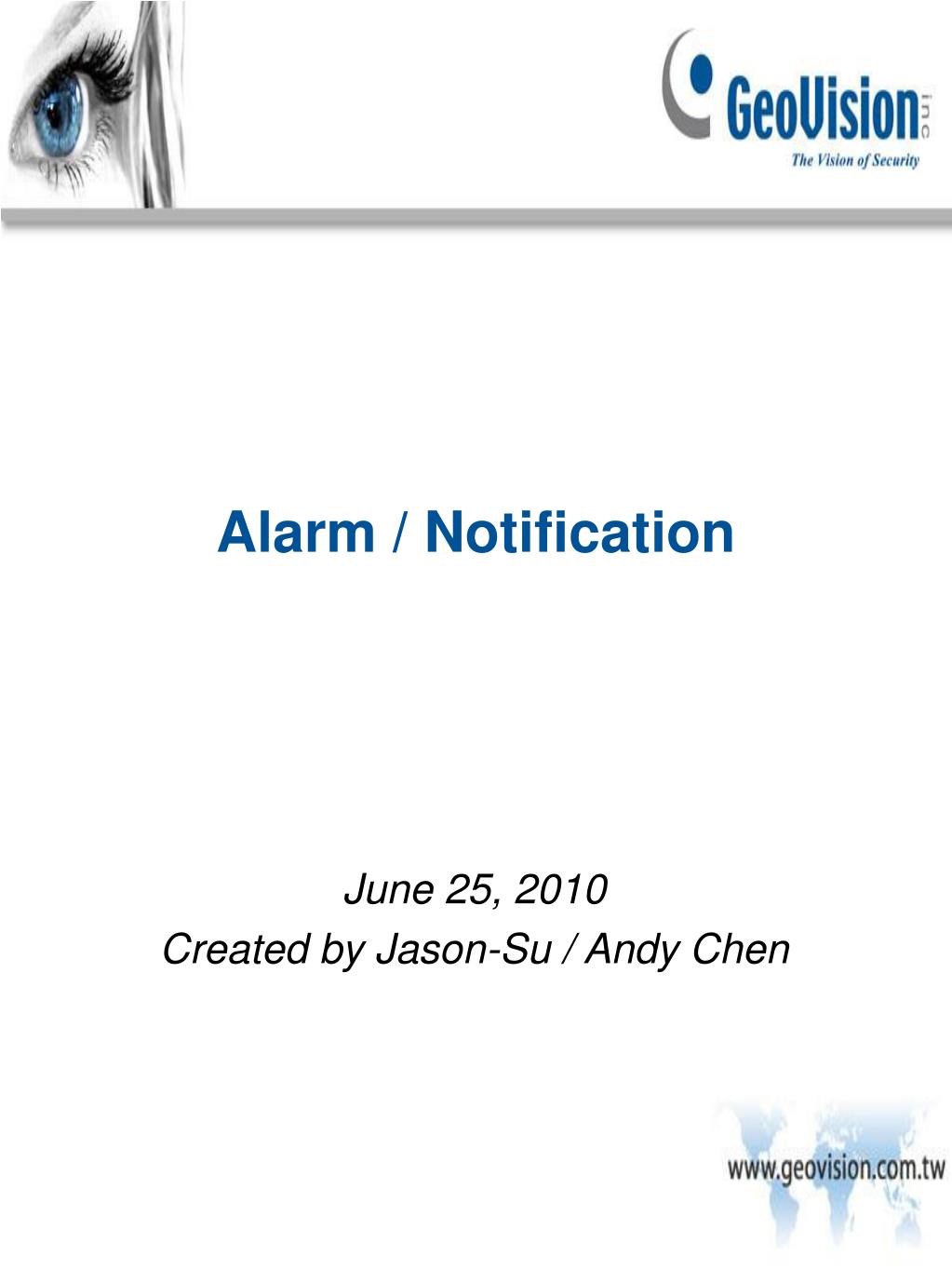 PPT - Alarm / Notification PowerPoint Presentation, free download - ID ...