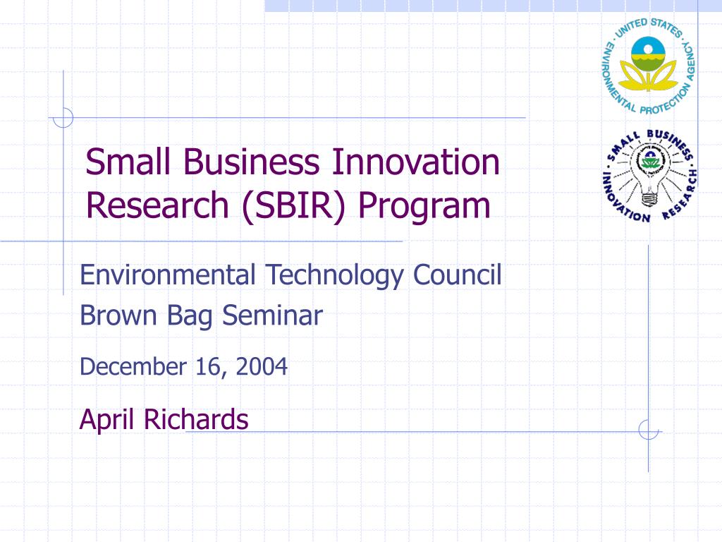 PPT - Small Business Innovation Research (SBIR) Program PowerPoint ...