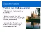 PPT - Cambridge AICE PowerPoint Presentation, free download - ID:9431738