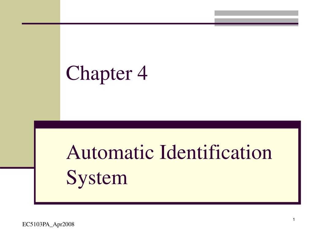 PPT - Automatic Identification System PowerPoint Presentation, free ...