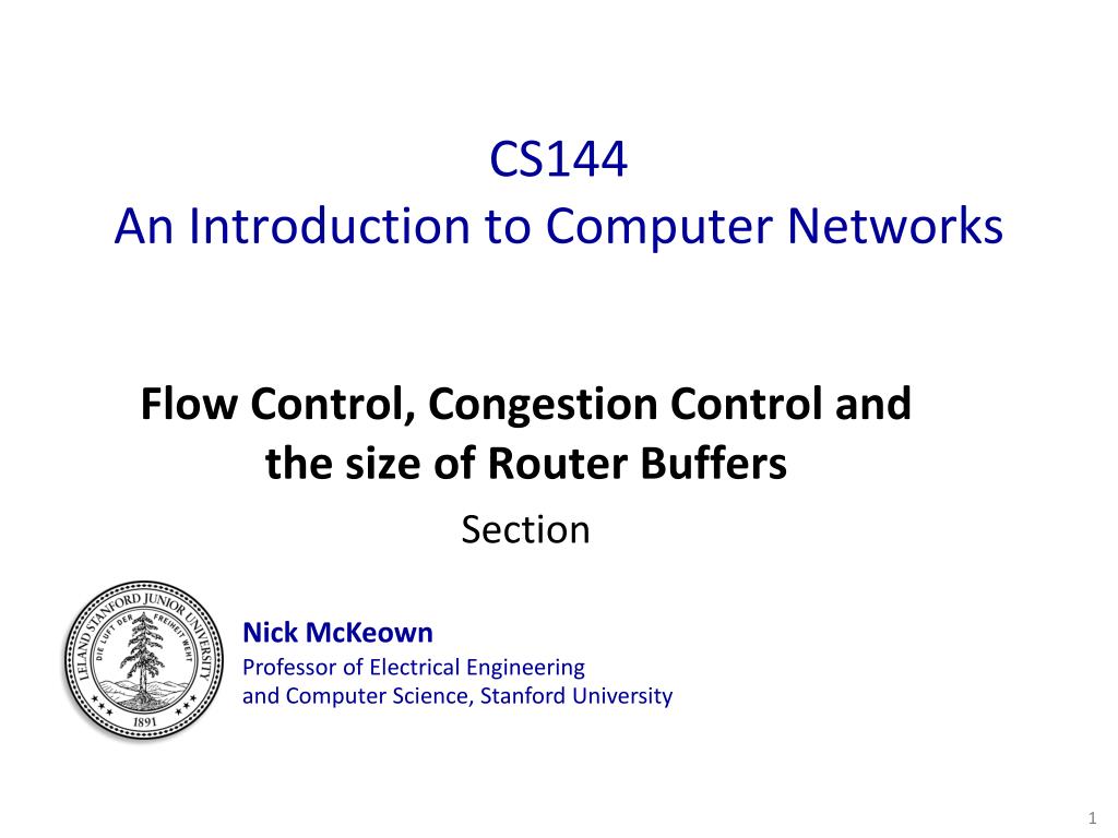 PPT - CS144 An Introduction to Computer Networks PowerPoint Presentation - ID:3933781
