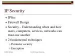 PPT - Lecture 05 IP Security PowerPoint Presentation, free download ...
