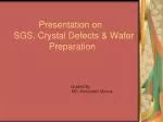 PPT - Crystal Defects PowerPoint Presentation, free download - ID:389281