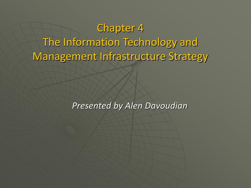 PPT - Chapter 4 The Information Technology and Management ...