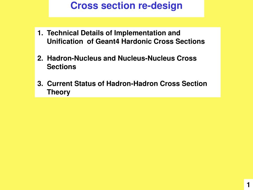 PPT - Cross section re-design PowerPoint Presentation, free download ...