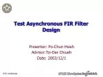 PPT - Chapter 8. FIR Filter Design PowerPoint Presentation, free ...