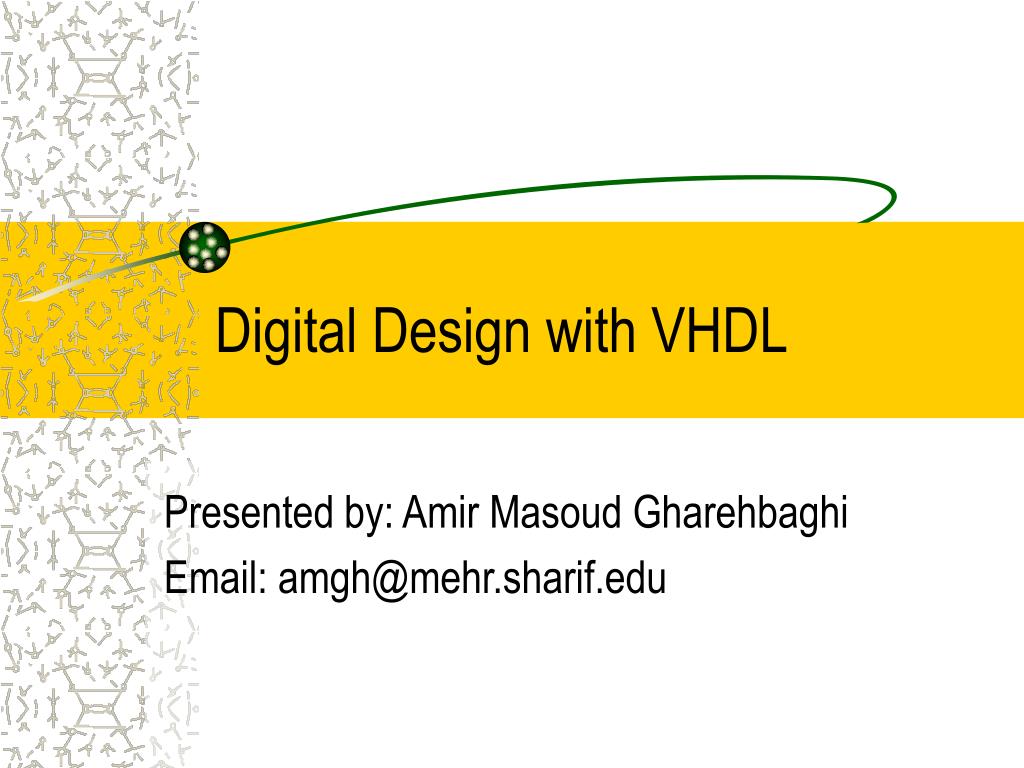 PPT - Digital Design with VHDL PowerPoint Presentation, free download ...