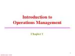 PPT - Introduction to Operations Management PowerPoint Presentation ...