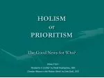 PPT - Holism vs. Reductionism PowerPoint Presentation, free download ...