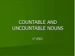 PPT - Countable and Uncountable nouns PowerPoint Presentation, free ...