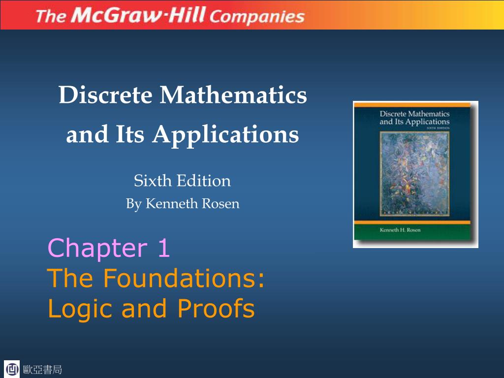 PPT - Chapter 1 The Foundations: Logic and Proofs PowerPoint ...