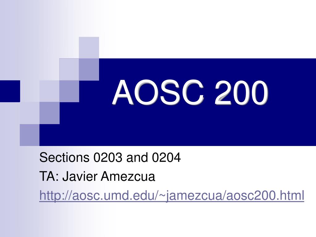 PPT - AOSC 200 PowerPoint Presentation, free download - ID:3946004