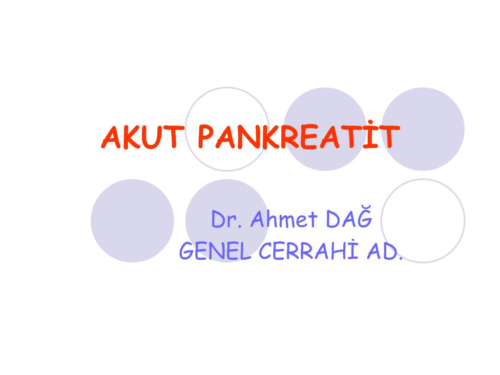 PPT - AKUT PANKREATİT PowerPoint Presentation, free download - ID:3946147