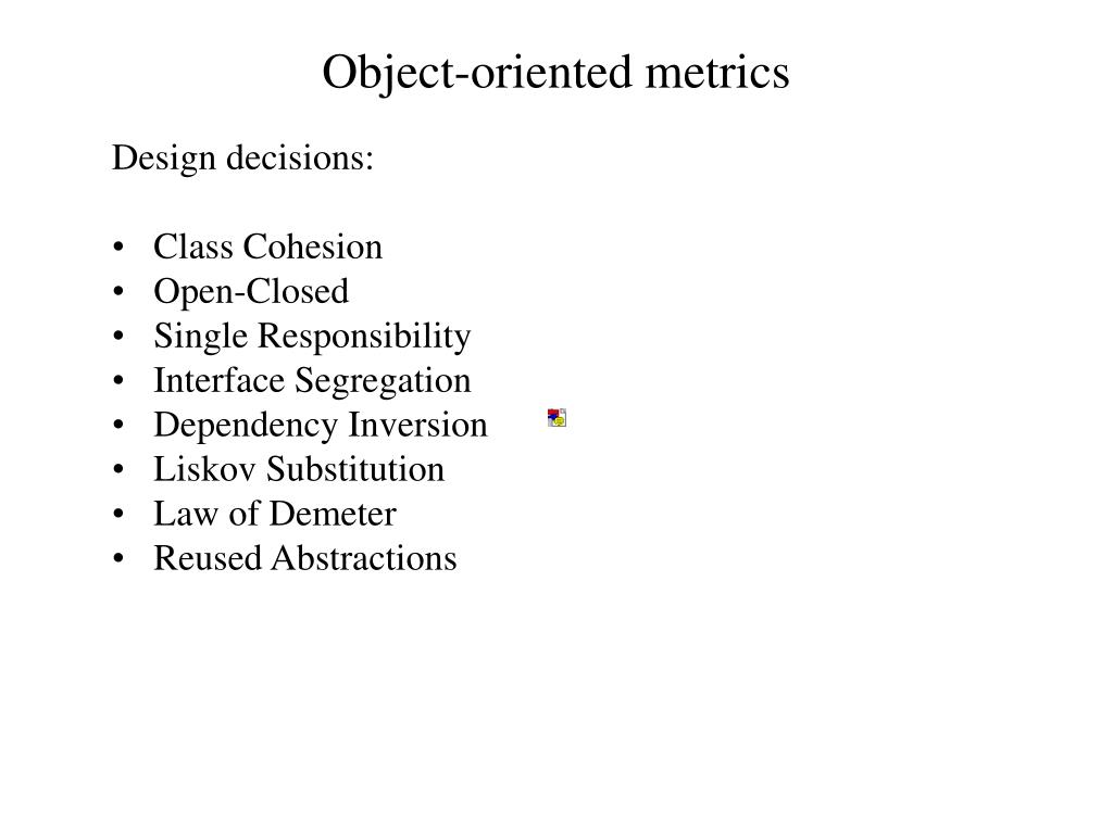 PPT - Object-oriented metrics PowerPoint Presentation, free download - ID:3947803