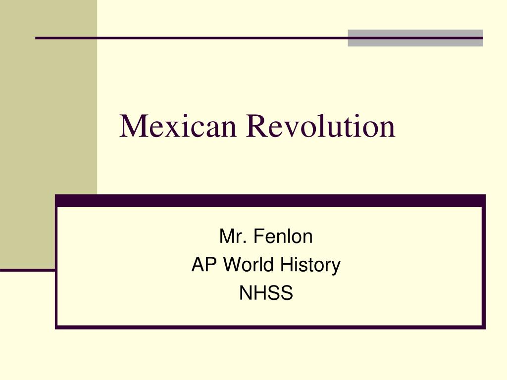 PPT - Mexican Revolution PowerPoint Presentation, free download - ID ...