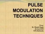 PPT - PULSE MODULATION TECHNIQUES PowerPoint Presentation, free ...